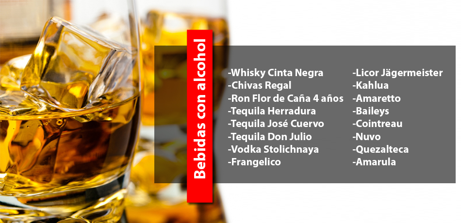 Bebidas con alcohol